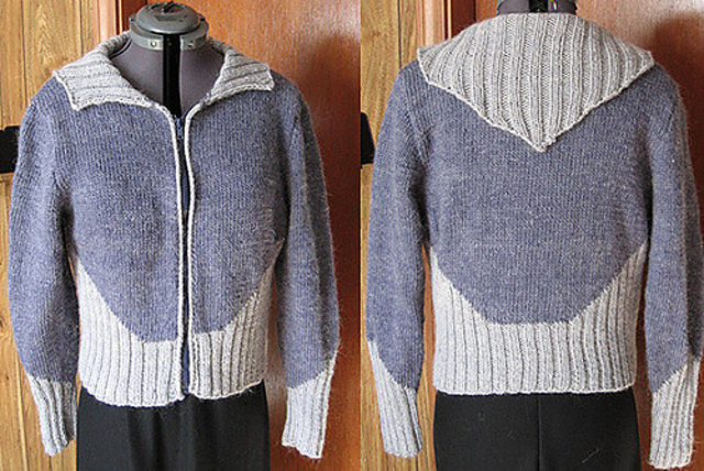 Ravelry: 2 Tone Sweater pattern by Amy King