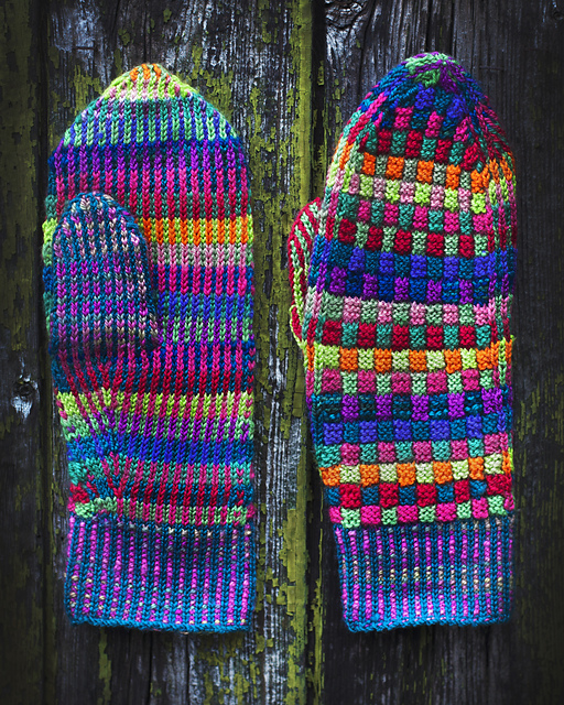 Ravelry: The Leftover Mittens pattern by Johanne Landin
