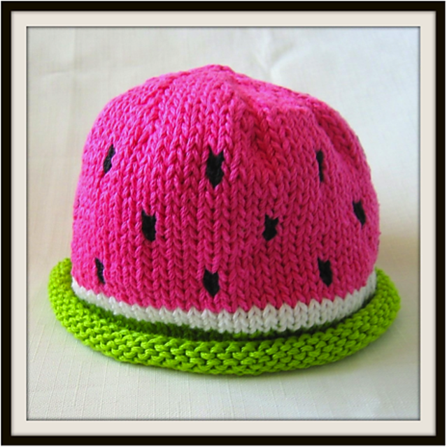 Ravelry: Watermelon Hat pattern by Boston Beanies