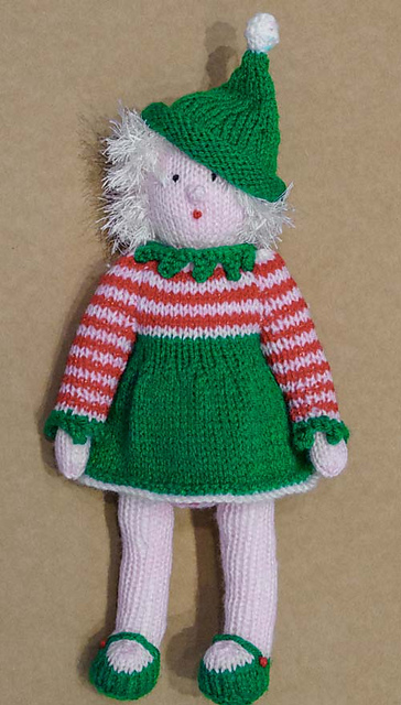 Ravelry: Christmas pixie doll pattern by Linda Moorhouse