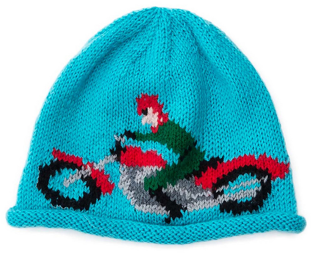 Ravelry: Motorbike hat pattern by Linda Moorhouse