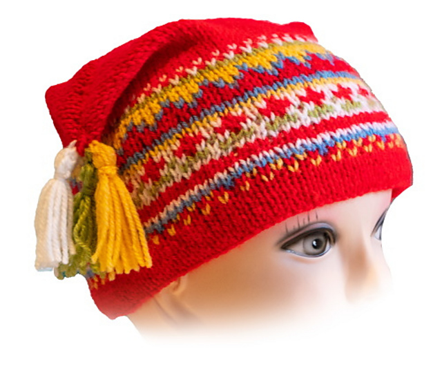 Ravelry: Child's Nordic hat pattern by Linda Moorhouse
