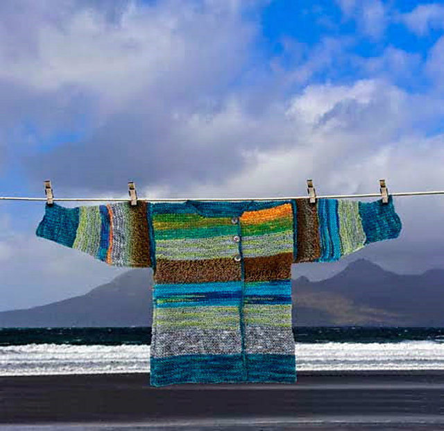 Ravelry: Sock Yarn Jacket for a Baby pattern by Linda Moorhouse