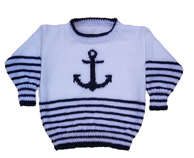 Ravelry: Anchor Sweater pattern by Linda Moorhouse