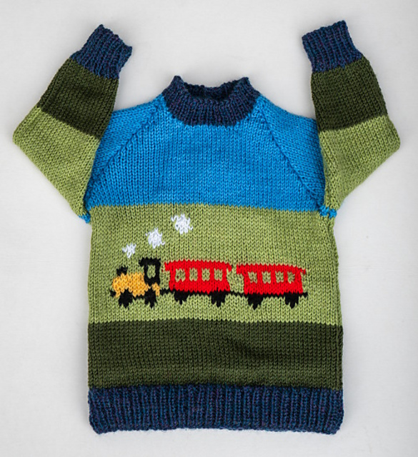 Train Knitting Pattern Ravelry: Jolly Postman / Train Driver Pattern