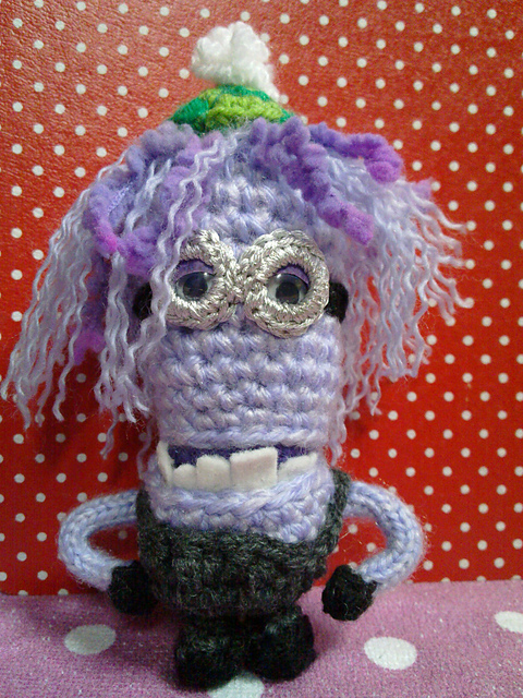 Ravelry: Purple Minion pattern by Ami Angela
