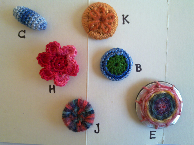 Ravelry: Crocheted Button Trimmings #25 pattern by The Spool Cotton Company