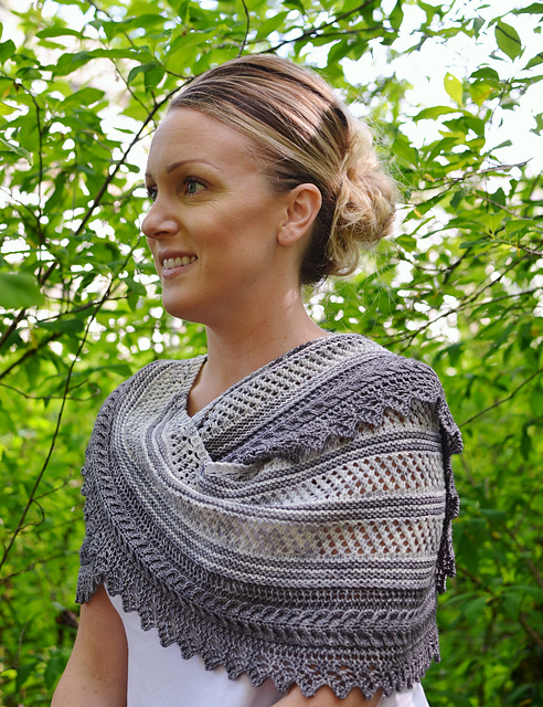 Ravelry: Coleraine Shawl pattern by Brenda Brayfield