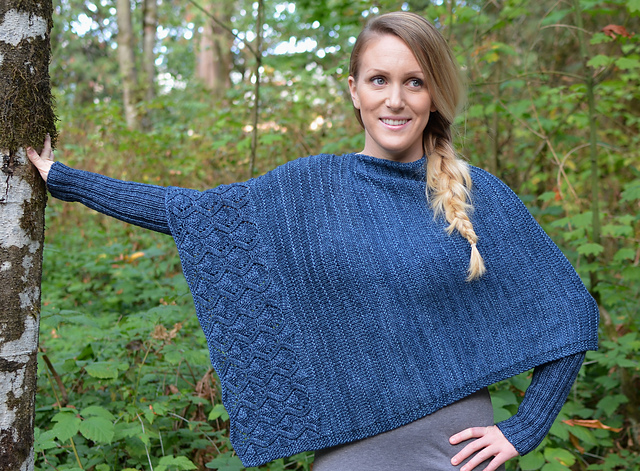 Ravelry: Glenavy Poncho pattern by Brenda Brayfield