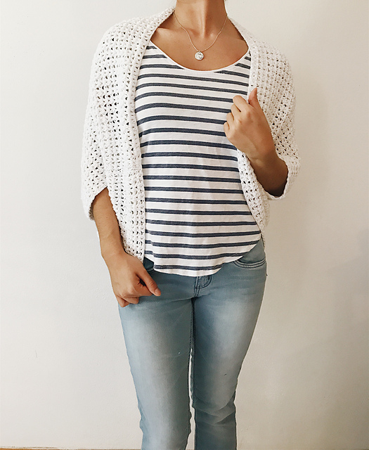 Ravelry: Lightweight Summer Shrug pattern by Brenna Ann