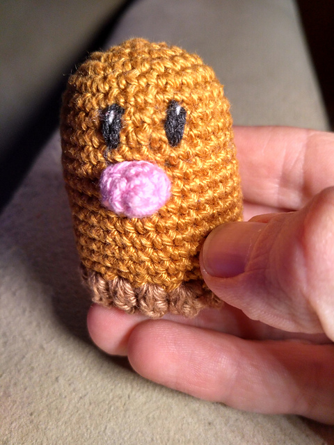 Ravelry: BriMue's Diglett Pokemon