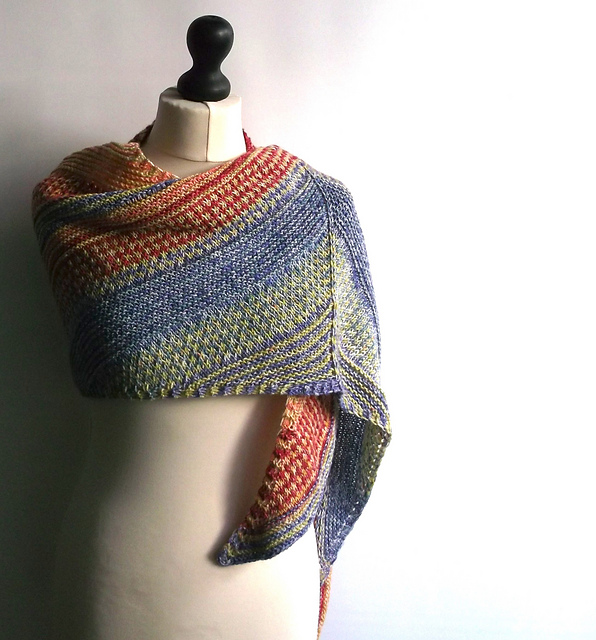 Ravelry: Batik shawl pattern by Brian smith