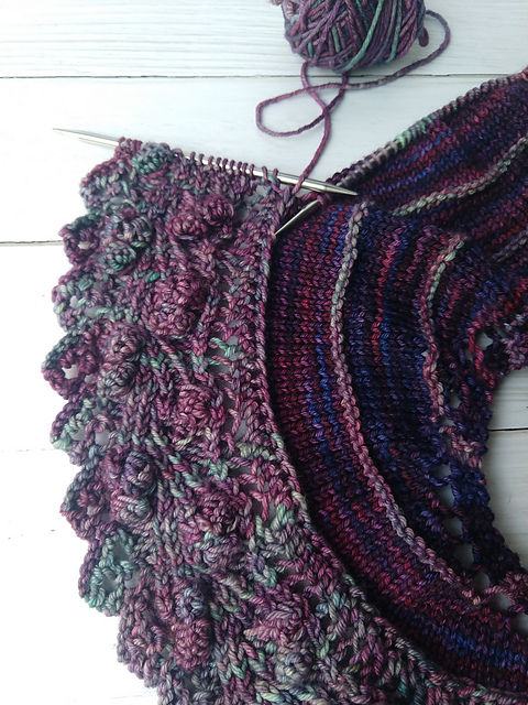 Ravelry: BrianaT1386's Cinder Rose Shawl Test Knit
