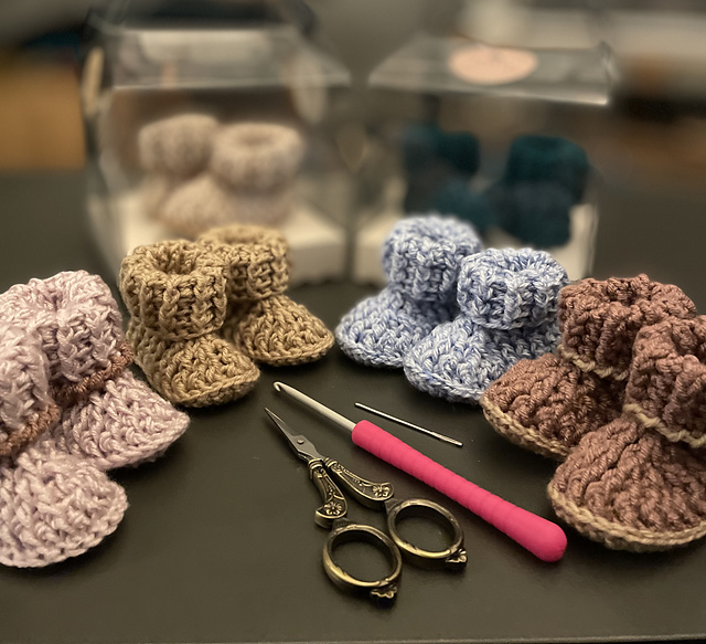 Ravelry: Bridget Booties pattern by Tara Coates