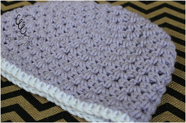 Ravelry: V Stitch Adult Hat pattern by Cream Of The Crop Crochet