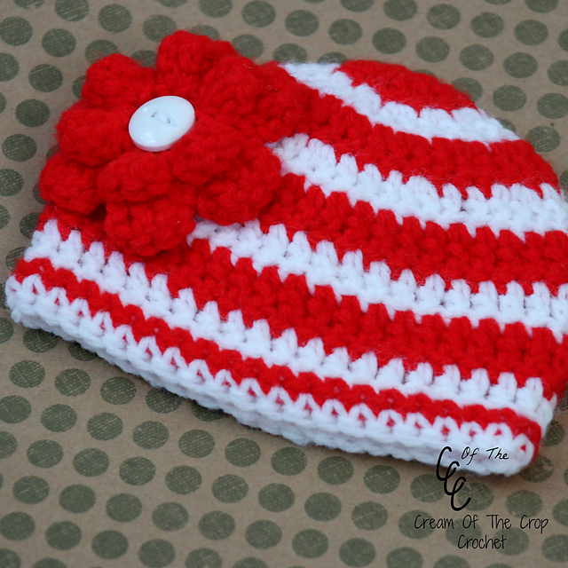 Ravelry: Preemie Newborn Amanda Hat pattern by Cream Of The Crop Crochet