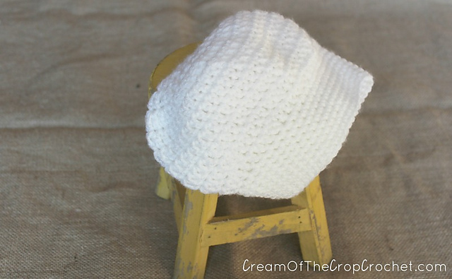 Ravelry: Newborn Chef Hat pattern by Cream Of The Crop Crochet
