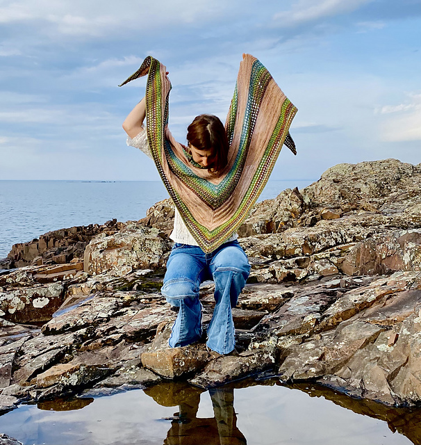 Ravelry: Myrna Shawl pattern by Brienne Moody