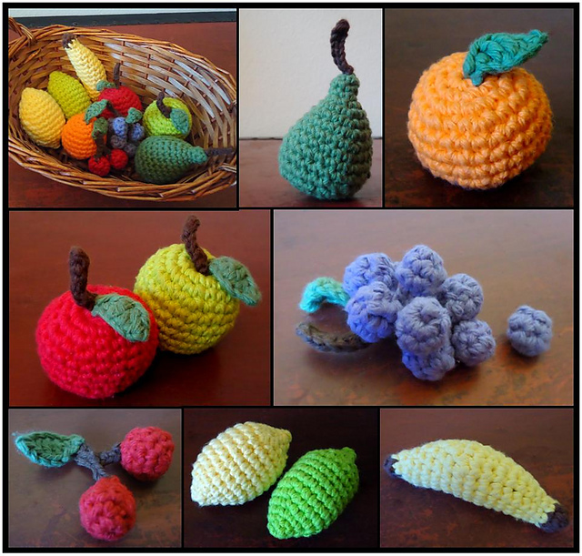 Ravelry: Wee Fruit Basket Collection pattern by Brieshon D'Agostini