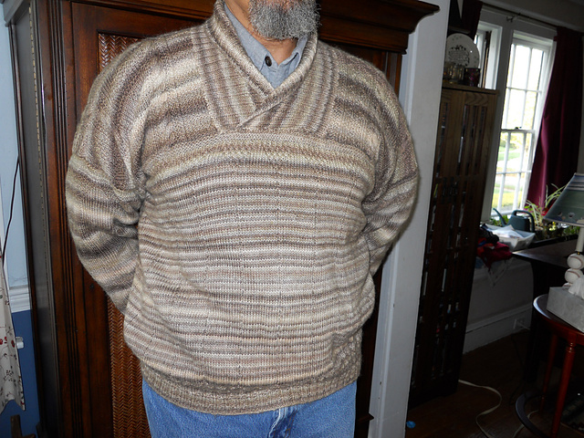 Ravelry: Men's Shawl Collar pattern by Kim Hargreaves