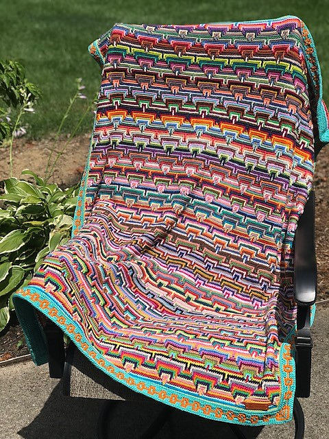 Ravelry: Indian Tribe Blanket pattern by Brigitte Culp