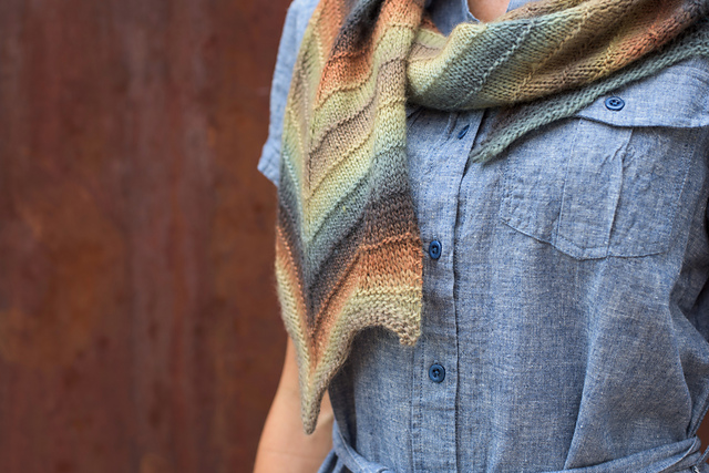 Ravelry: Shifting Chevron Scarf pattern by Bristol Ivy