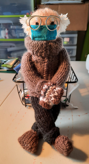 Ravelry: Knitted Bernie Sanders Doll pattern by Kay Carbe