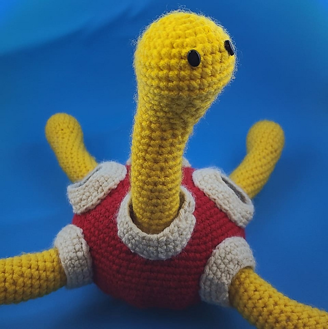 Ravelry: Red Shell Pocket Monster (Shuckle) pattern by Brittany Jayda