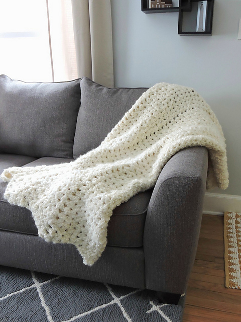 Ravelry: Easy Angel Cloud Afghan pattern by Brittany Dickson