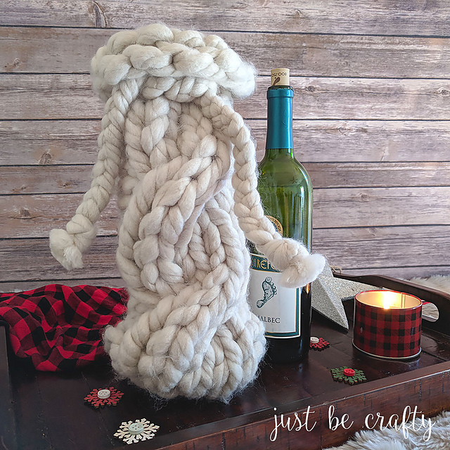 Ravelry: Chunky Knitted Wine Bottle Sweater pattern by Brittany Dickson
