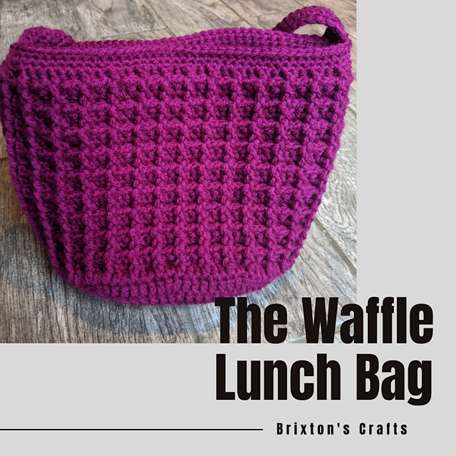 Ravelry: Waffle Lunch Bag pattern by Lauren Andrews