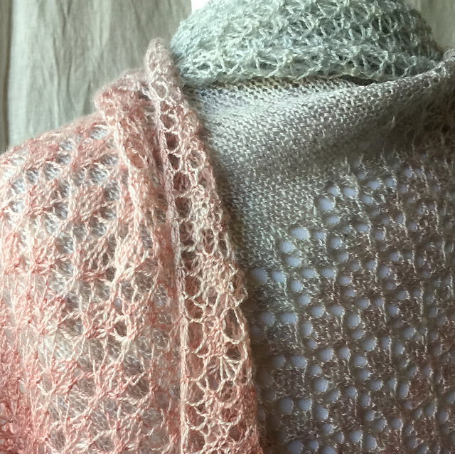 Ravelry: A Simple Flowery Lace Shawl pattern by bron matheson