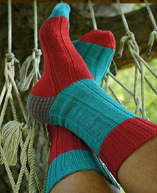 Ravelry: Two Tone Socks pattern by Nick Cox