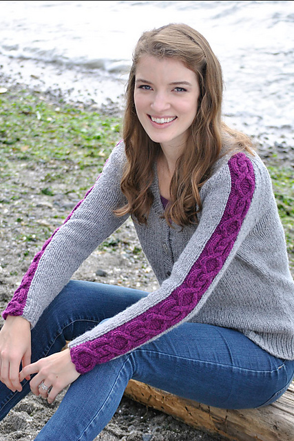 Ravelry: Rivers and Roads Cardigan pattern by Jodi Roush
