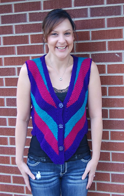Ravelry: Chevron Vest pattern by Lorna Miser