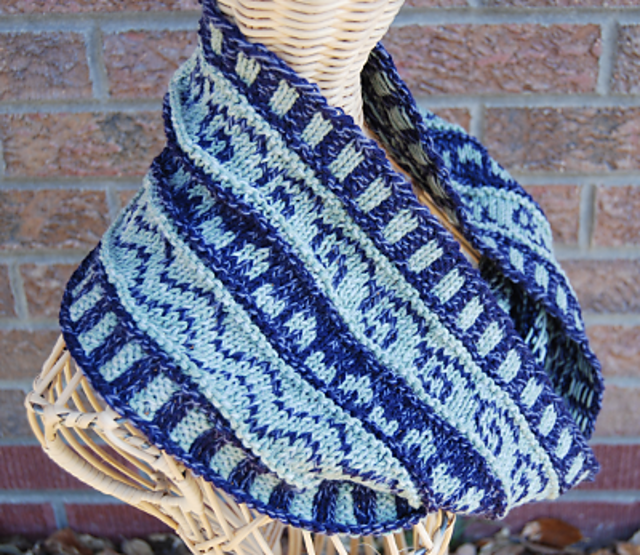 Ravelry: Frivolous Fair Isle Cowl pattern by Lorna Miser