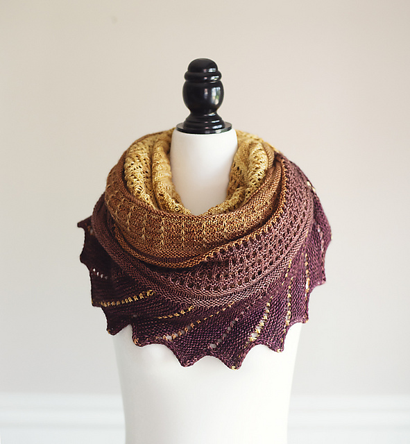 Ravelry: BubblegirlKnits' *TEST #1* Glittering Snowscape Shawl (Warm)