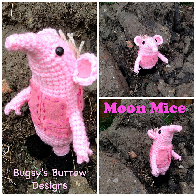 Ravelry: Moon Mouse - Inspired by 'The Clangers' pattern by Claire Knowland
