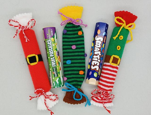Ravelry: Christmas Cracker Gift Bags (Smartie Tube Sweets) pattern by ...