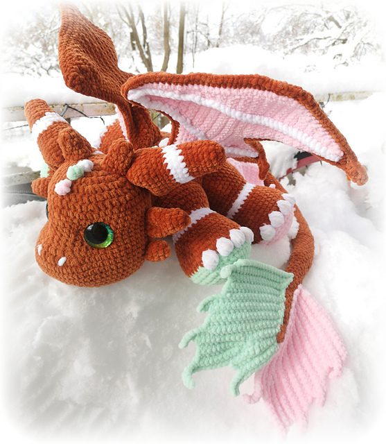 Ravelry: Sweet Tooth the Dragon pattern by Bunnies and Beasts