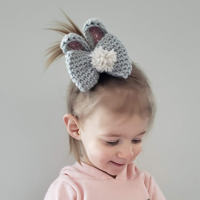 Ravelry: Bunny Bow pattern by But First, Crochet