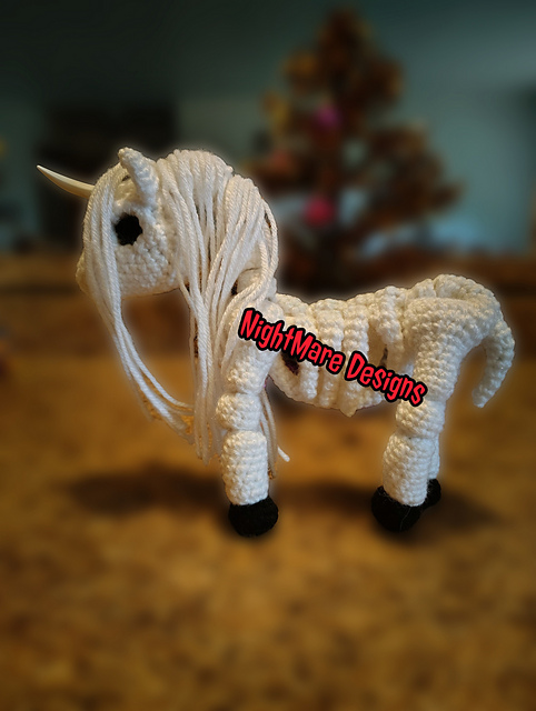 Ravelry: NM Skeleton Unicorn pattern by Elizabeth Butler