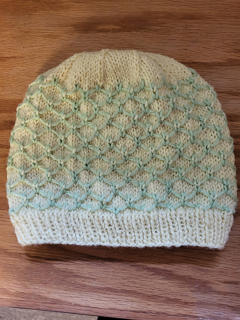 Ravelry: Adult Trellis Hat #2 pattern by Barb Weatherford