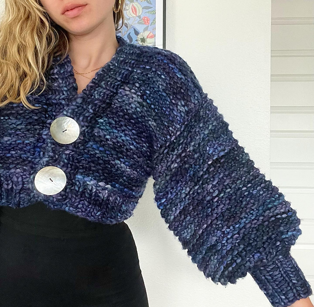 Ravelry: Larkspur Cardigan pattern by Bwyn Makes