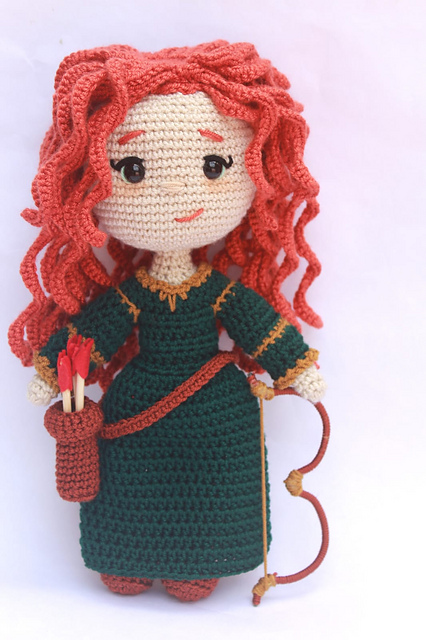 Ravelry: Princesa Mérida pattern by Angelica Sanchez