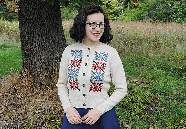 Ravelry: Hedy Tyrolean-Pattern Cardigan pattern by Madeline Weston and ...