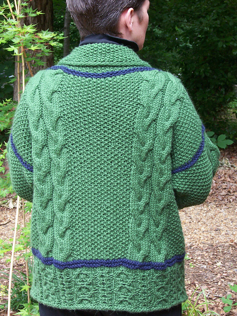 Ravelry: Ever Warm ... Ever Cozy ... Ever Green jacket pattern by Mary ...
