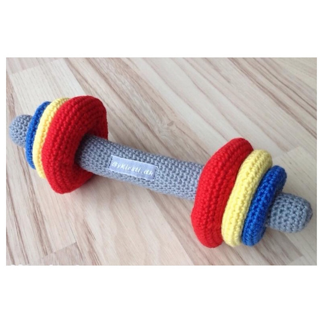 Ravelry: Baby Barbell pattern by Kirsti M. Testroote