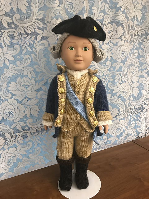 Ravelry: George Washington pattern by By Tale Or History Knitting Designs