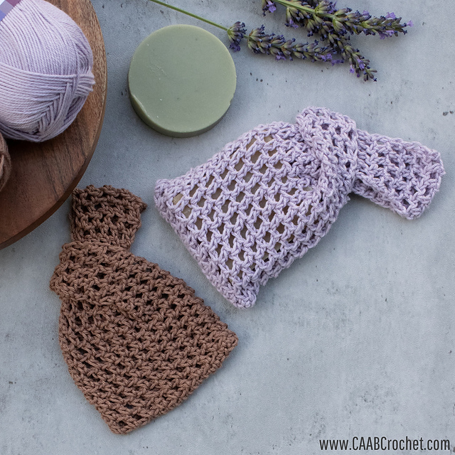 Ravelry: Knotted Soap Sack pattern by Esther Thompson